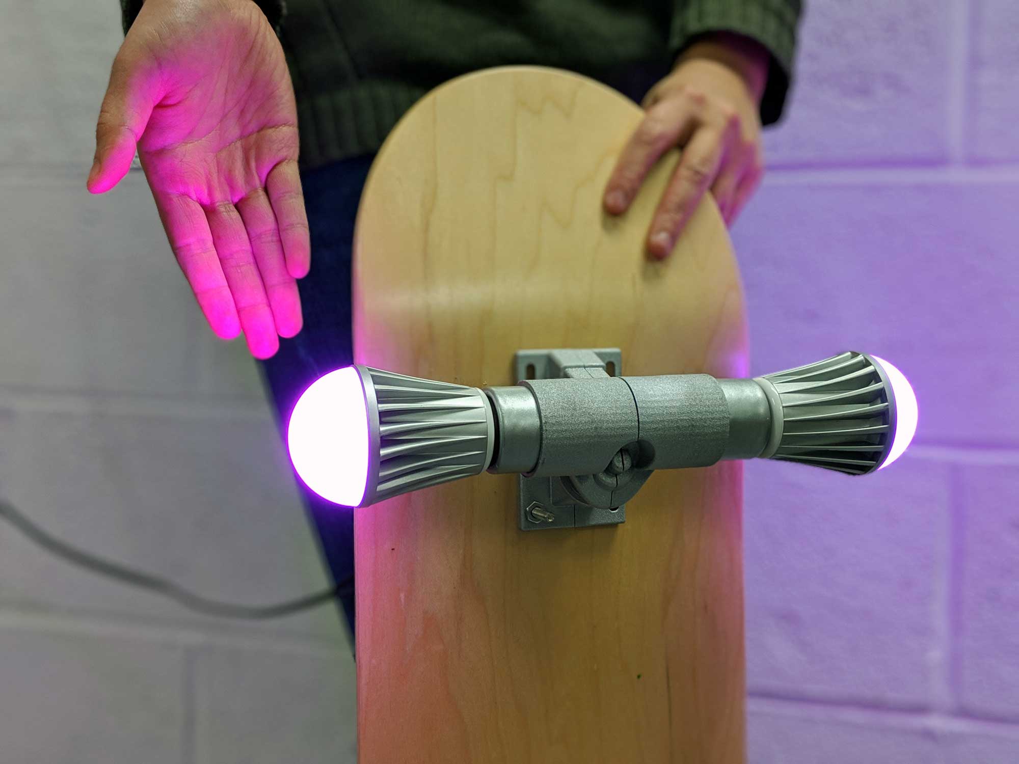 Skateboard Lamp Design | Kickr Design